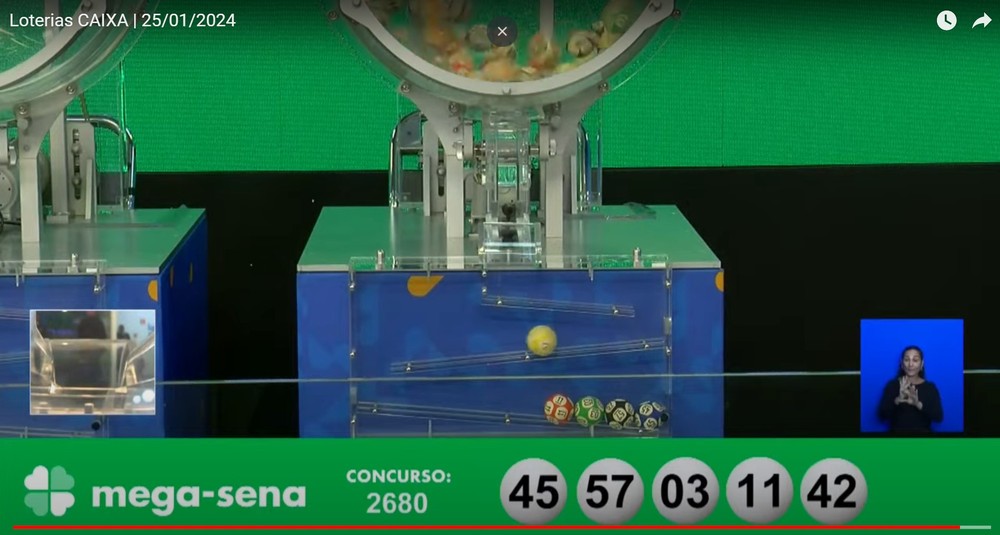 Ninguém acerta as seis dezenas da Mega-Sena 2680, e prêmio vai a R$ 65 ...