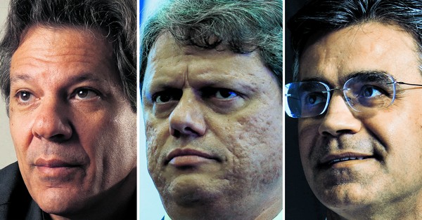 Datafolha mostra Haddad com 35% em SP; Tarcísio com 21%; Garcia com 15% ...