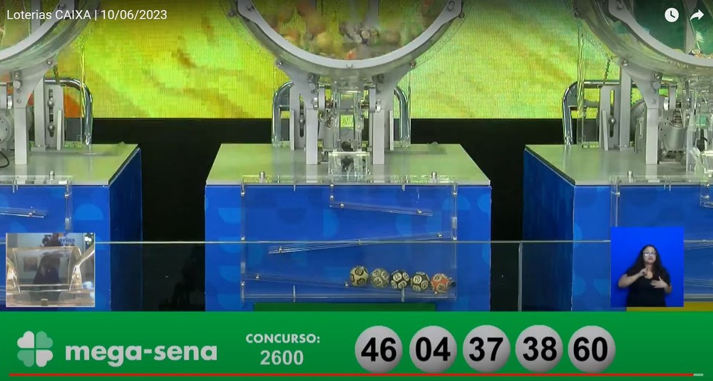 Ninguém acerta as seis dezenas da Mega-Sena 2600 e prêmio vai a R$ 45 ...