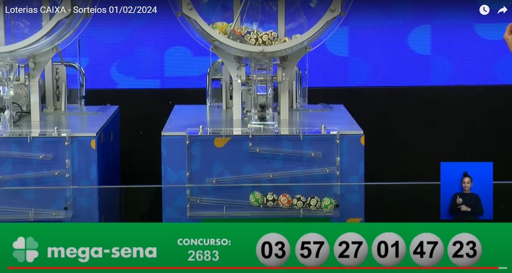 Ninguém acerta as seis dezenas da Mega-Sena 2683, e prêmio vai a R$ 95 milhões; veja números ...