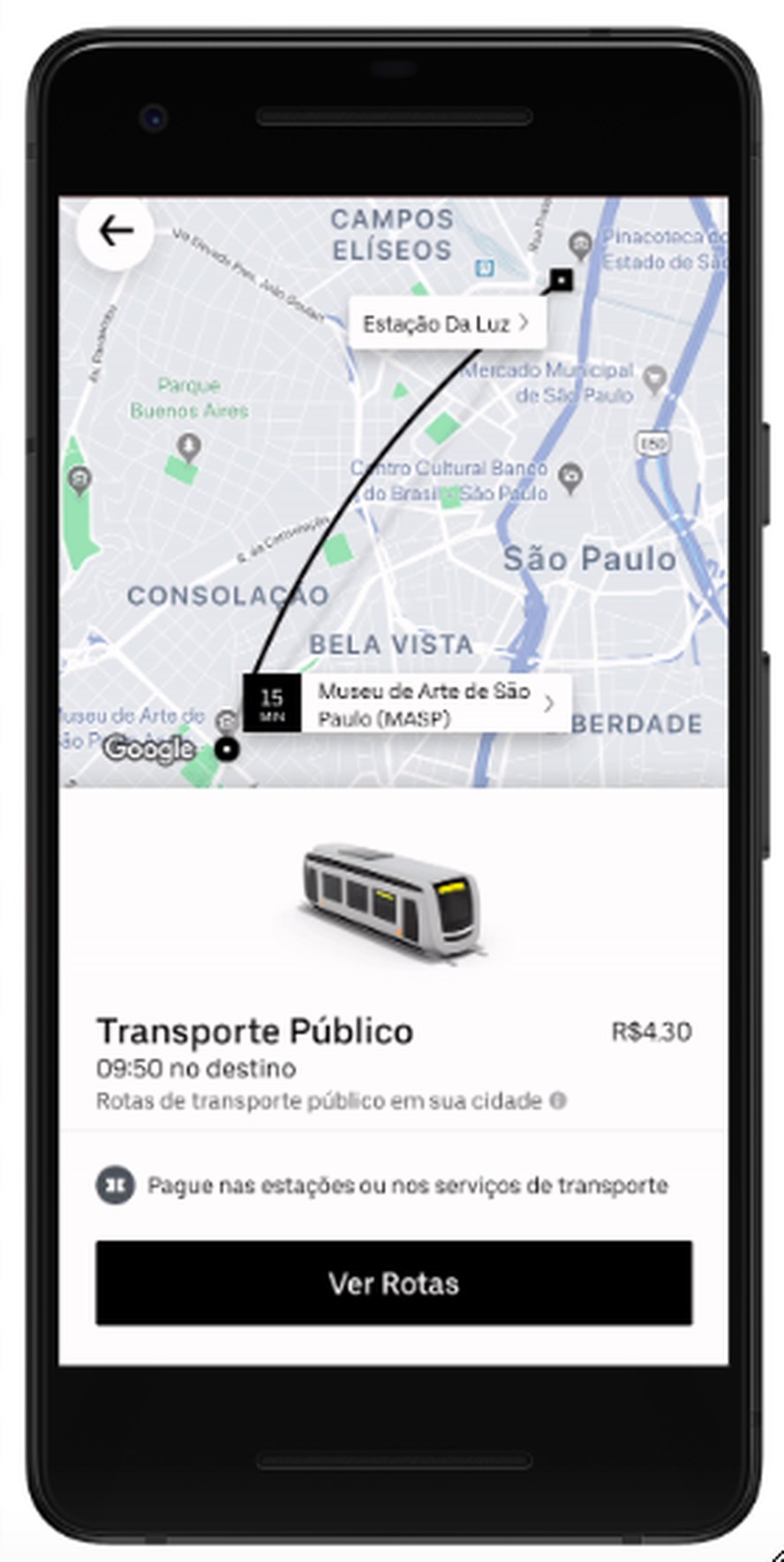 Uber aposta em serviço do aplicativo conectado ao transporte público de ...