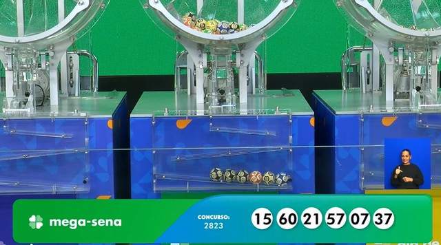Resultado da Mega-Sena 2823: prêmio acumula e vai a R$ 15 milhões; veja números sorteados
