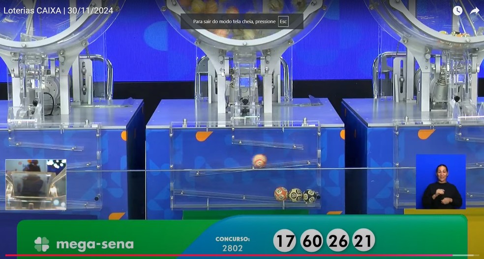 Ninguém acerta as seis dezenas da Mega-Sena 2802, e prêmio vai a R$ 76 ...