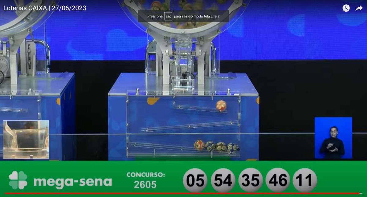 Ninguém acerta as seis dezenas da Mega-Sena 2605 e prêmio vai a R$ 37 ...