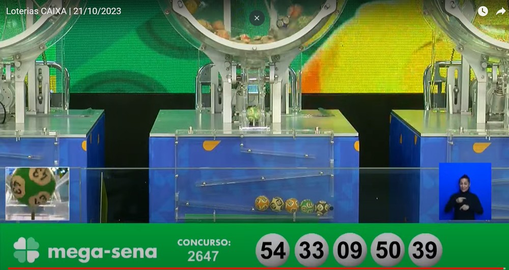 Ninguém acerta as seis dezenas da Mega-Sena 2647 e prêmio vai a R$ 52 ...