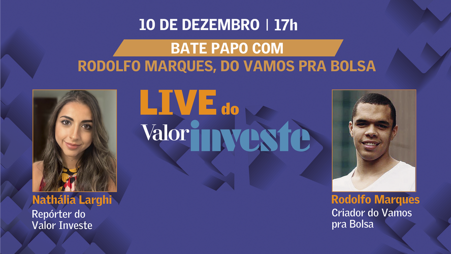 Rodolfo Marques, do Vamos pra Bolsa, fala sobre aplicações e fundos ...