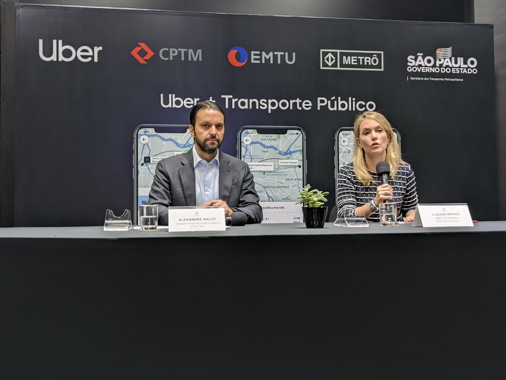 Governo de SP e Uber anunciam integração do aplicativo com o transporte ...