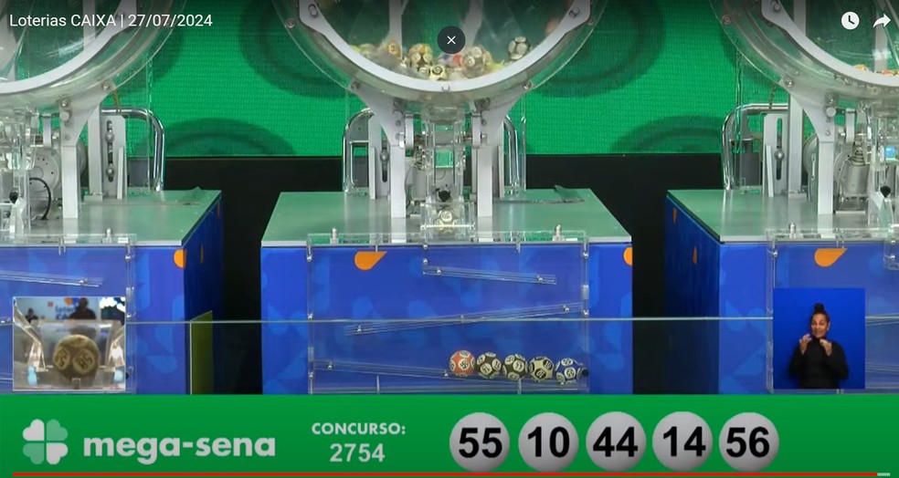 Ninguém acerta as seis dezenas da Mega-Sena 2754, e prêmio vai a R$ 100 milhões; veja números ...