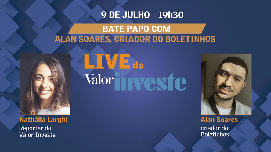 Alan Soares, do Boletinhos, fala sobre organização financeira em live ...