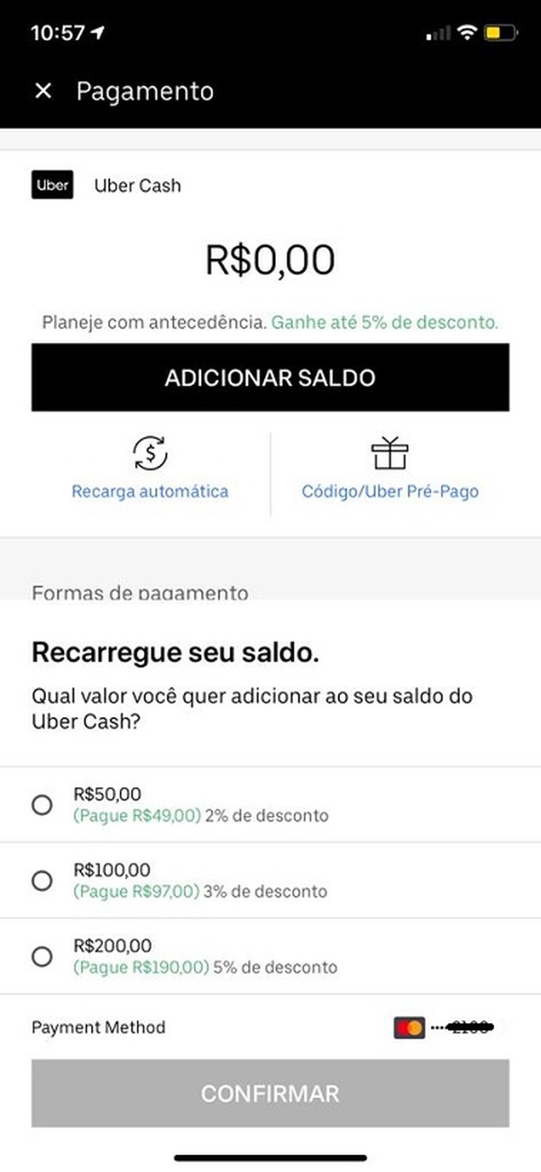 Uber Cash: testei o pagamento pré-pago e com desconto do app