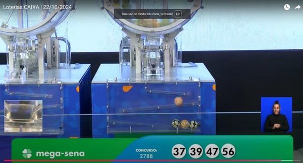 Ninguém acerta as seis dezenas da Mega-Sena 2788, e prêmio vai a R$ 55 ...
