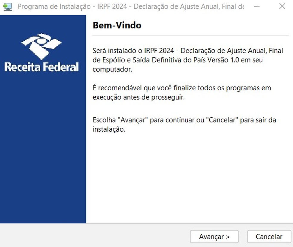 Programa do Imposto de Renda 2024 está disponível; veja como baixar