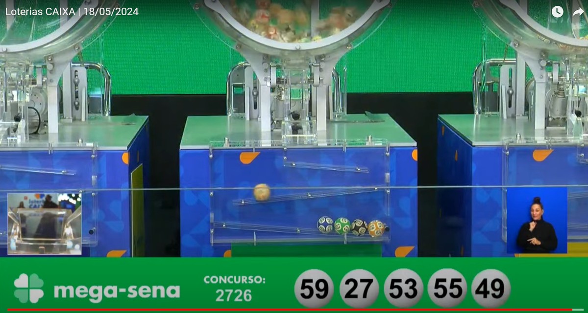 Ninguém acerta as seis dezenas da Mega-Sena 2726, e prêmio vai a R$ 37 milhões; veja números ...